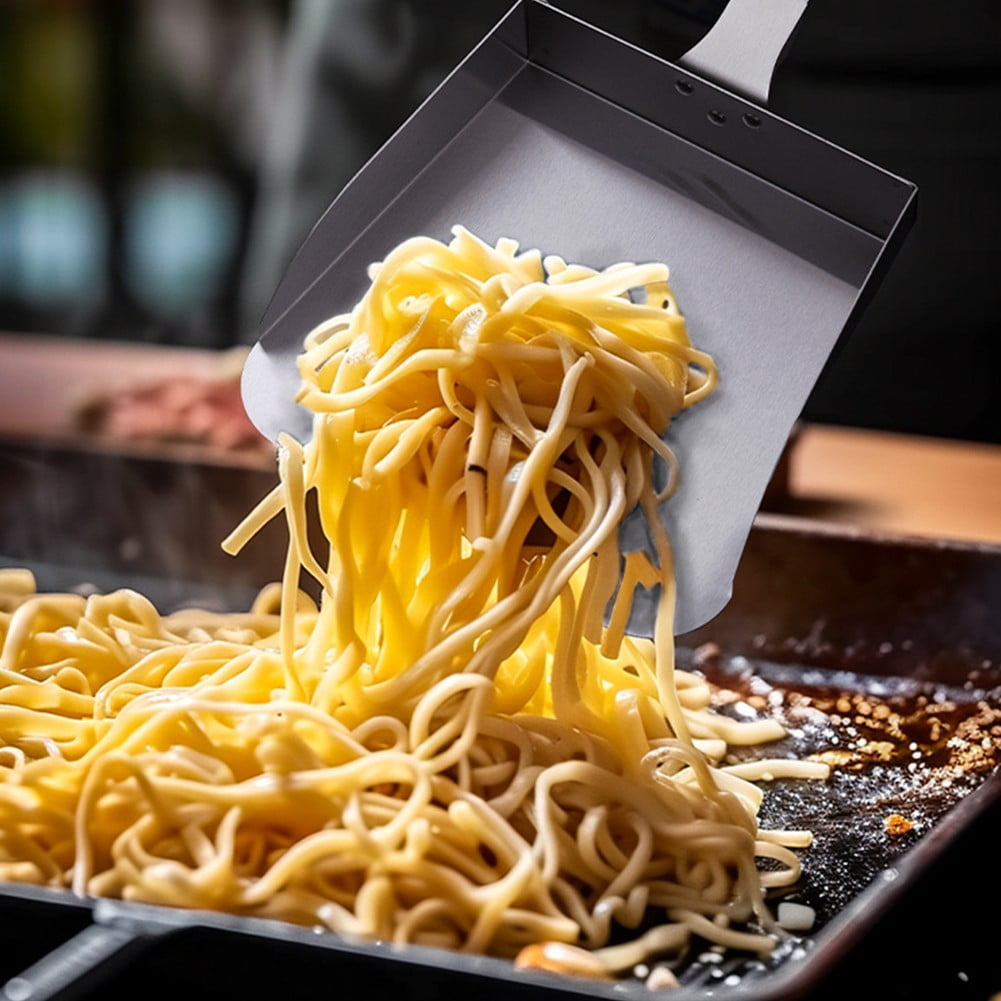 Large Burger Fries Spatula:Stainless Steel Griddle Tool For Bbq ...