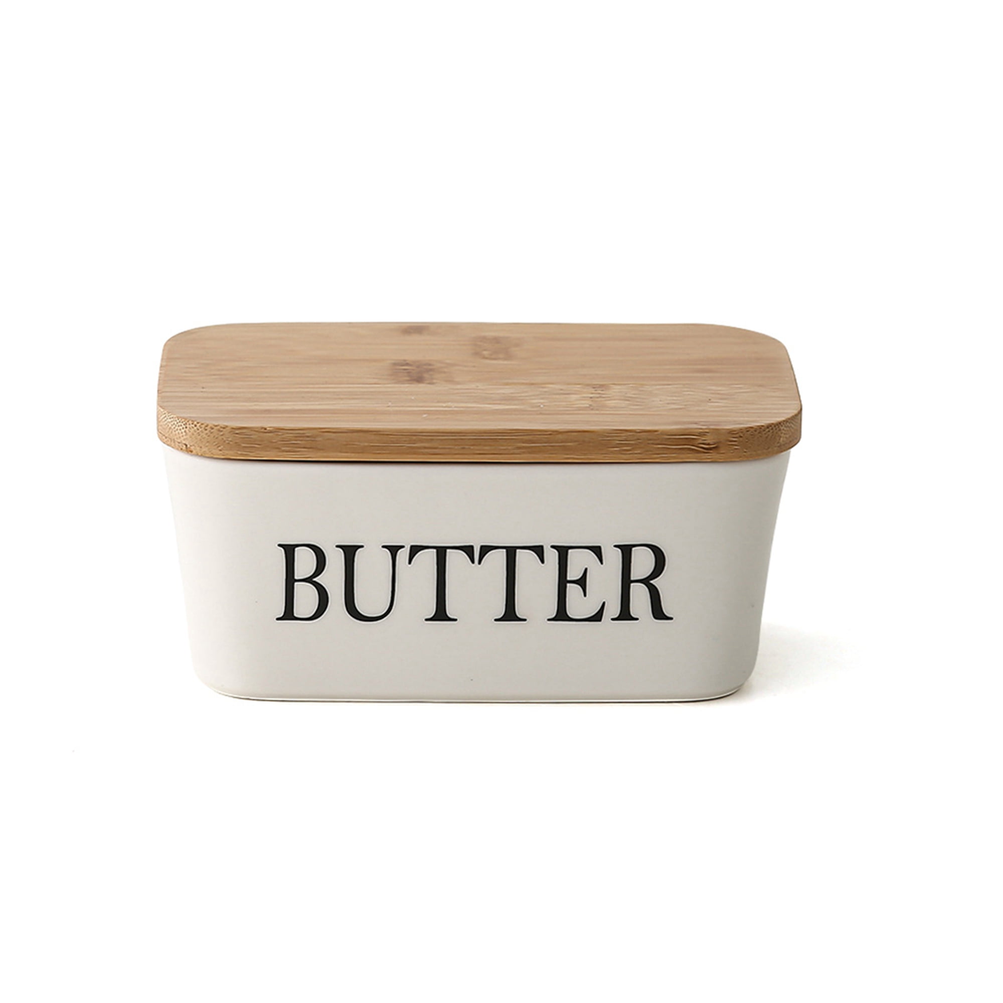 Large Butter Dish with Lid, Ceramic Butter Container with Cover ...