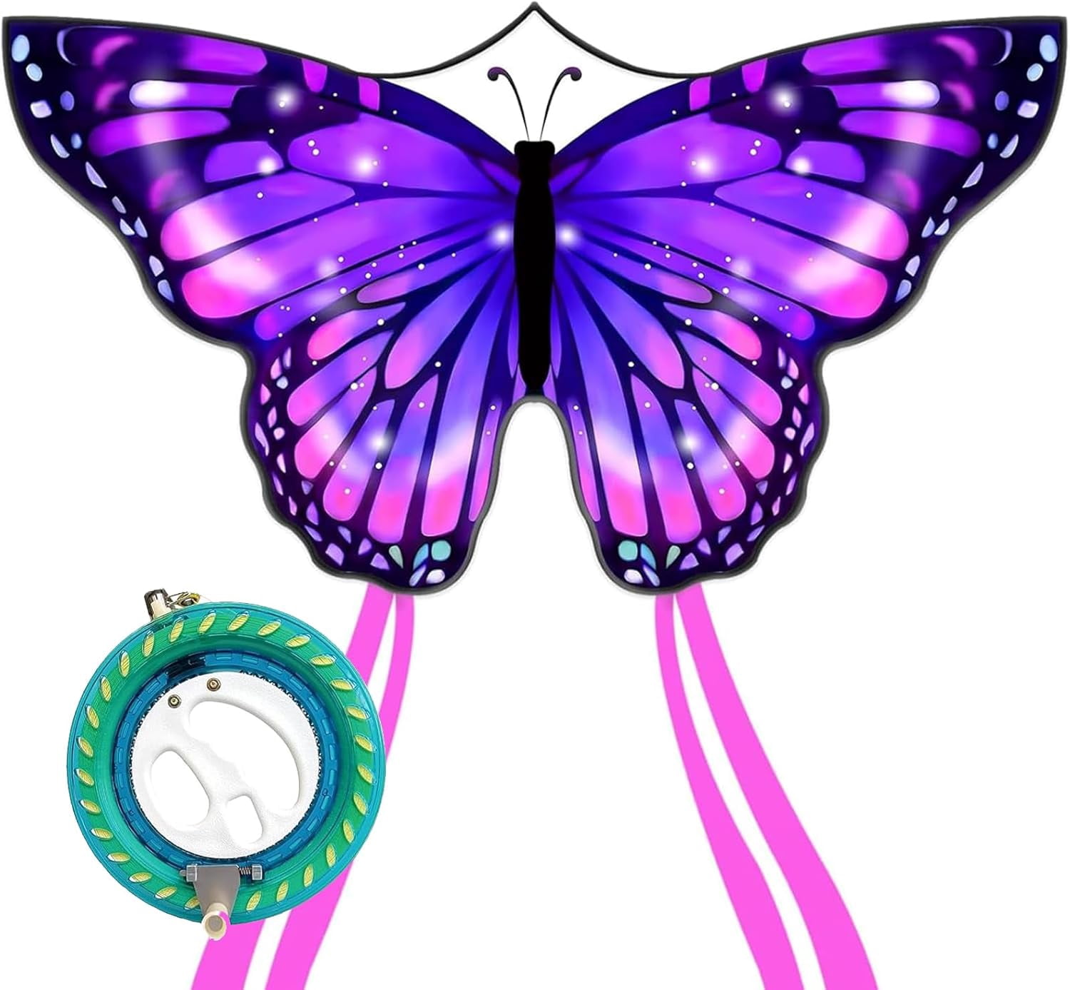 Large Butterfly Kite for Adults and Kids Ages 4-8 & 8-12 Easy to Fly ...