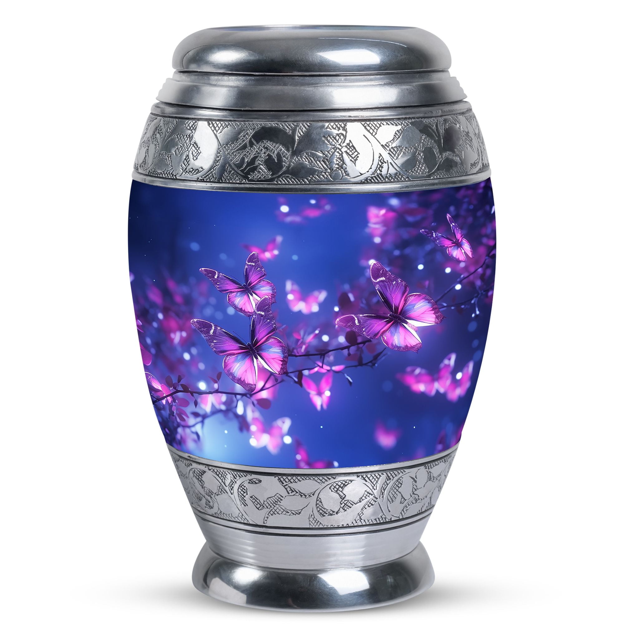 Large Butterfly Urn for Adult Male Ashes - Elegant Memorial Cremation ...