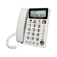 Large Button Corded Telephone With Caller And Adjustable Volumes For ...