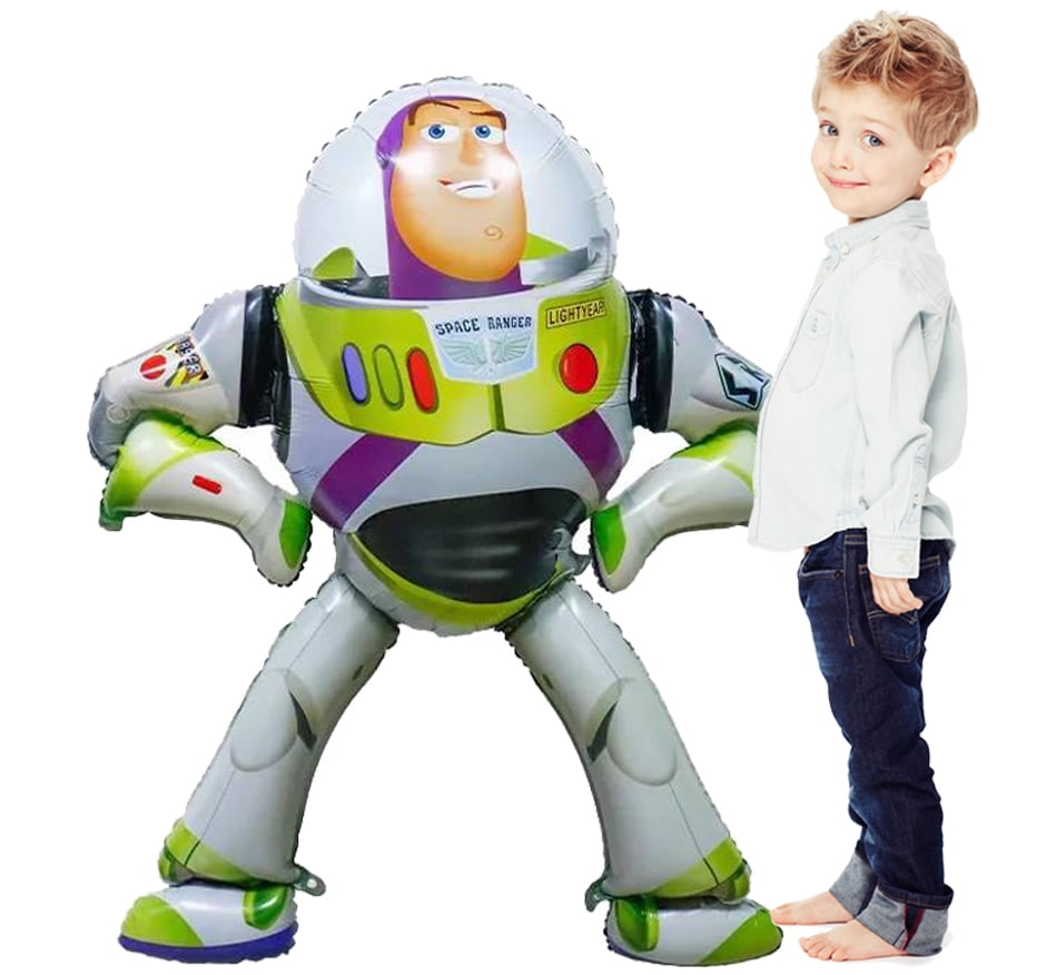 Large Buzz Lightyear Balloons Airwalker Birthday Party Balloons 53 Inch ...