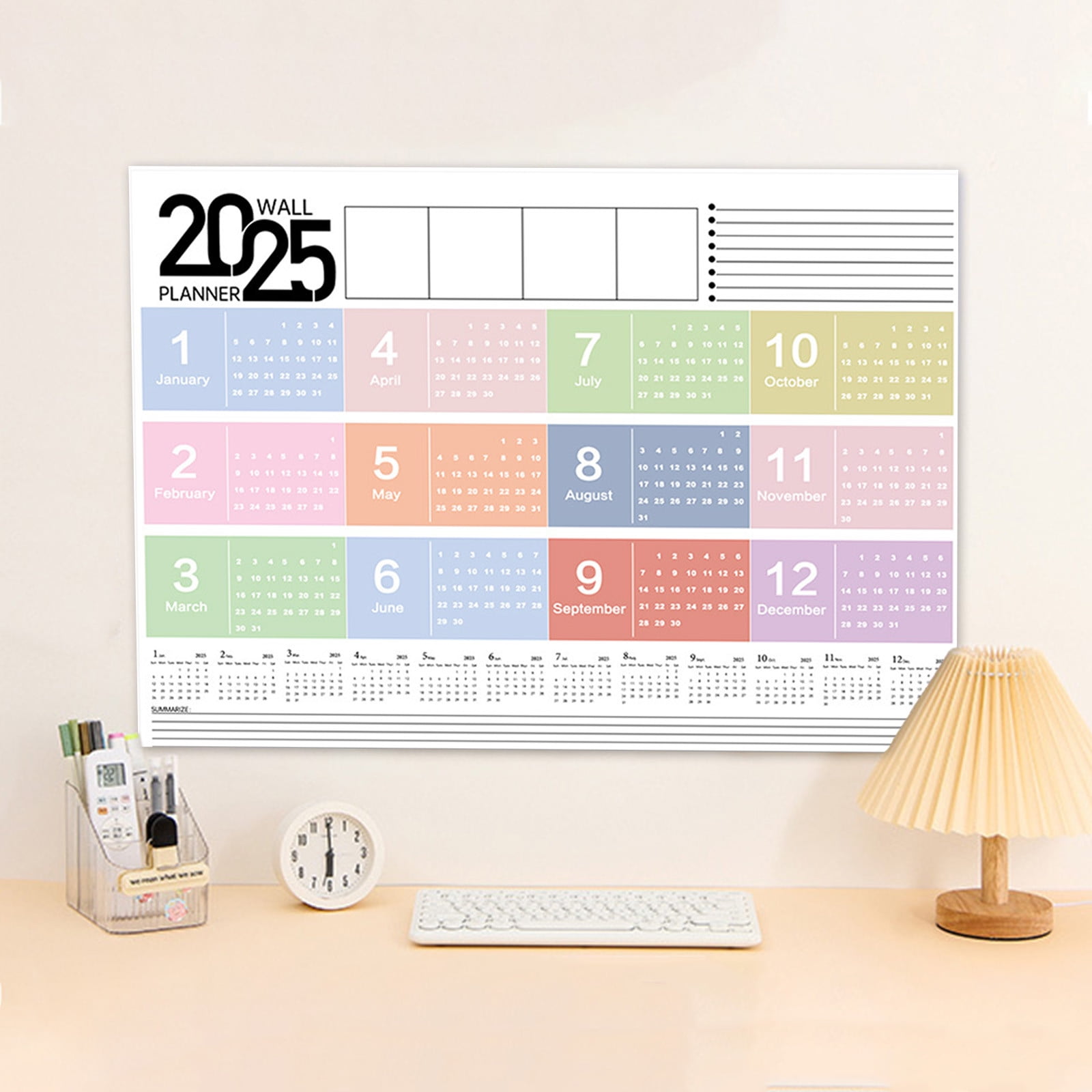 Large Calendar, Calendar Planner Organizer Calendar Planner, Yearly ...