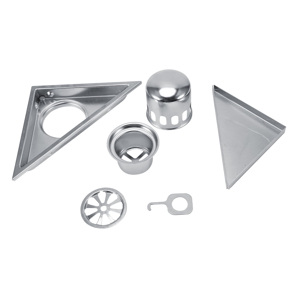 Large Caliber Stainless Steel Triangle Invisible Bathroom Floor Shower ...