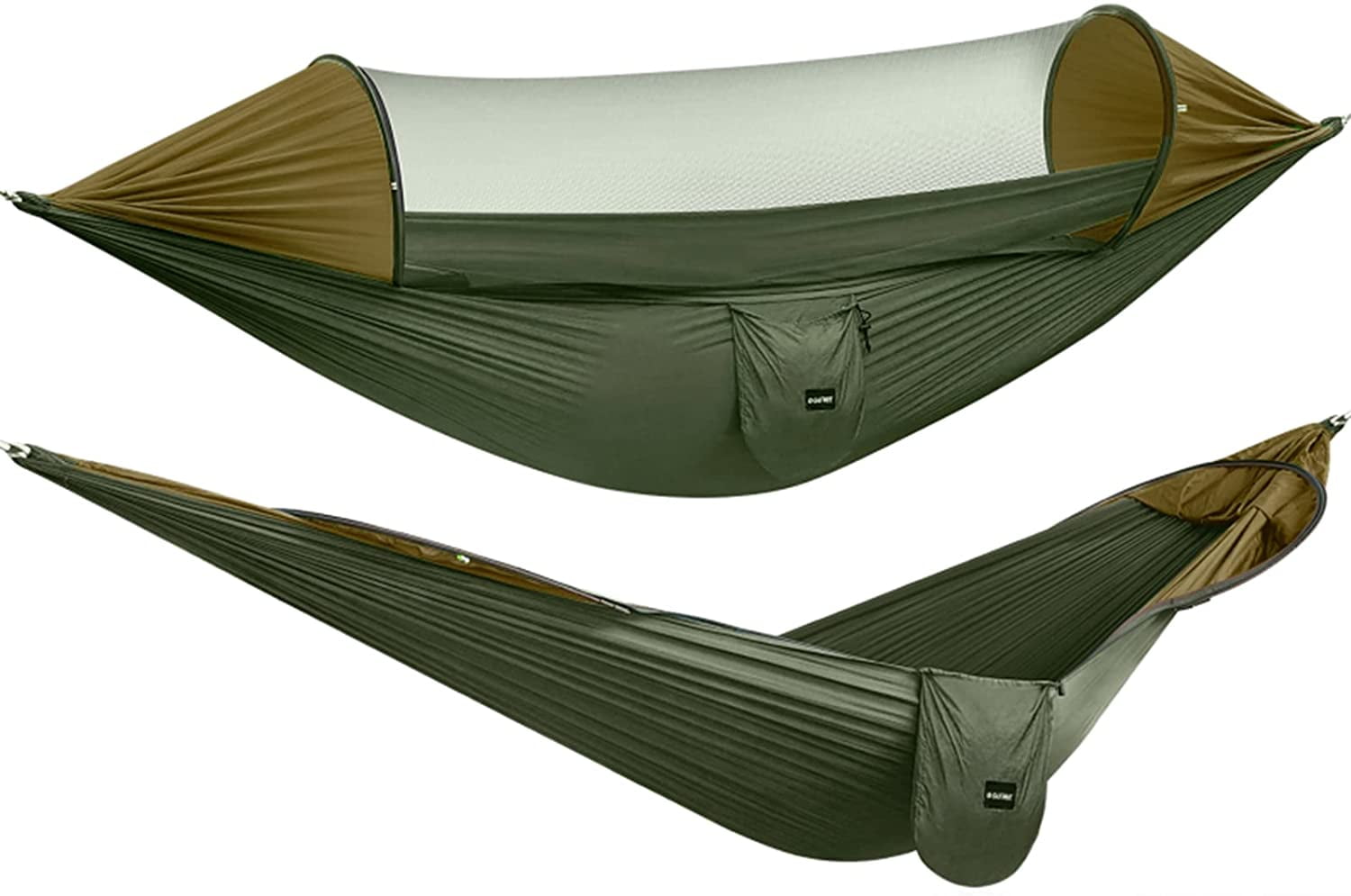 Large Camping Hammock with Mosquito Net 2 Person Pop-up Parachute ...