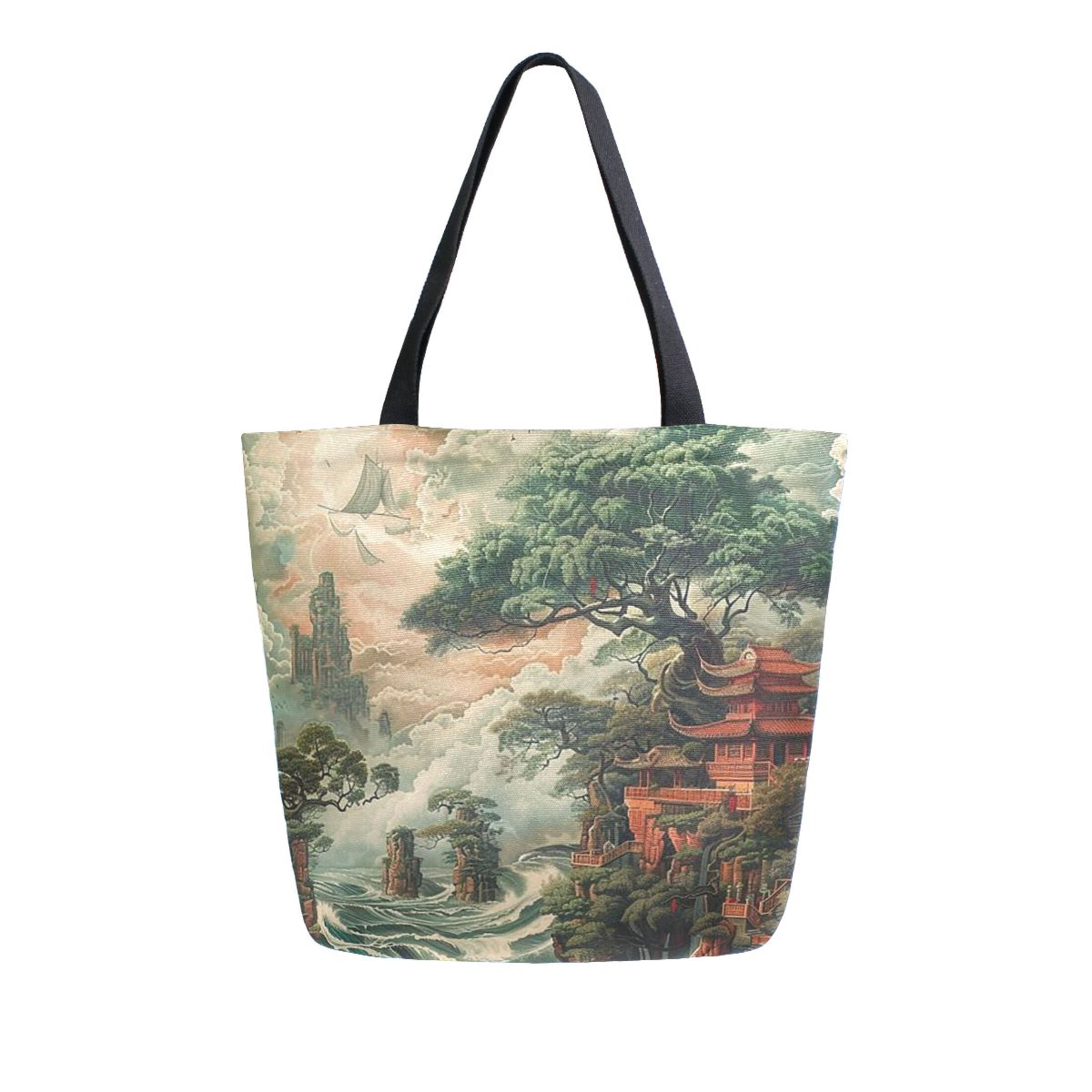 Large Canvas Bag 13.5x5.1x15 Inch Canvas Bag Shopping Canvas Bag ...