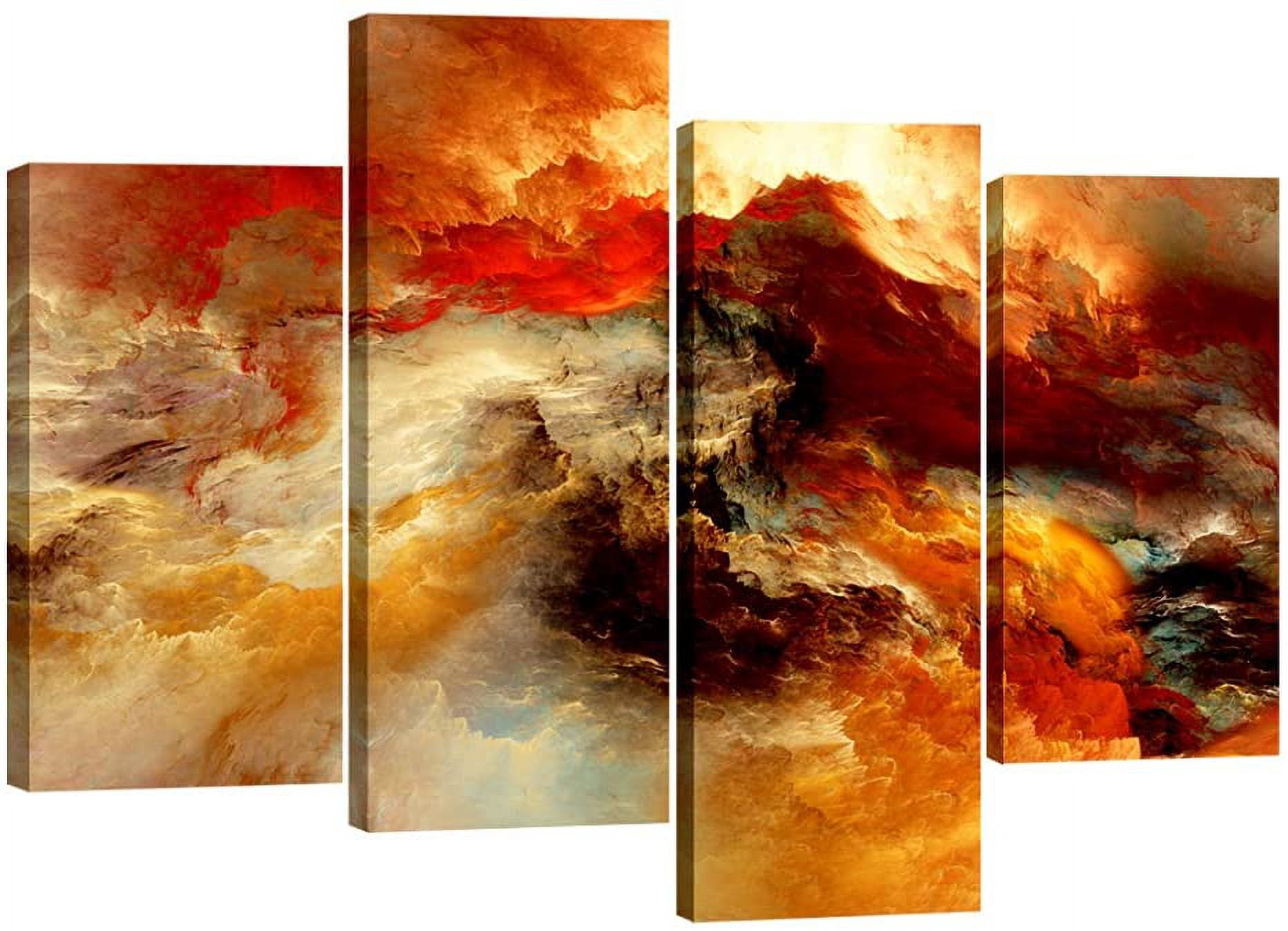 Large Canvas Prints Wall Art Colorful Clouds Landscape Pictures Modern ...