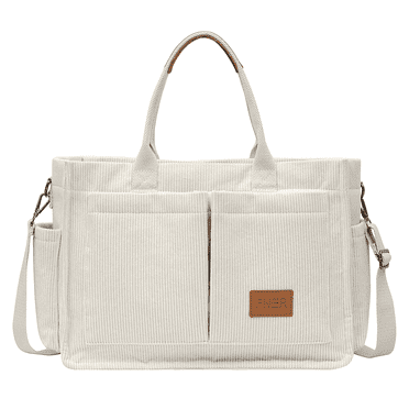 Canvas Tote Bag with Multi Pockets Crossbody Tote Bag for Women Bible Handbag Everything Tote ...