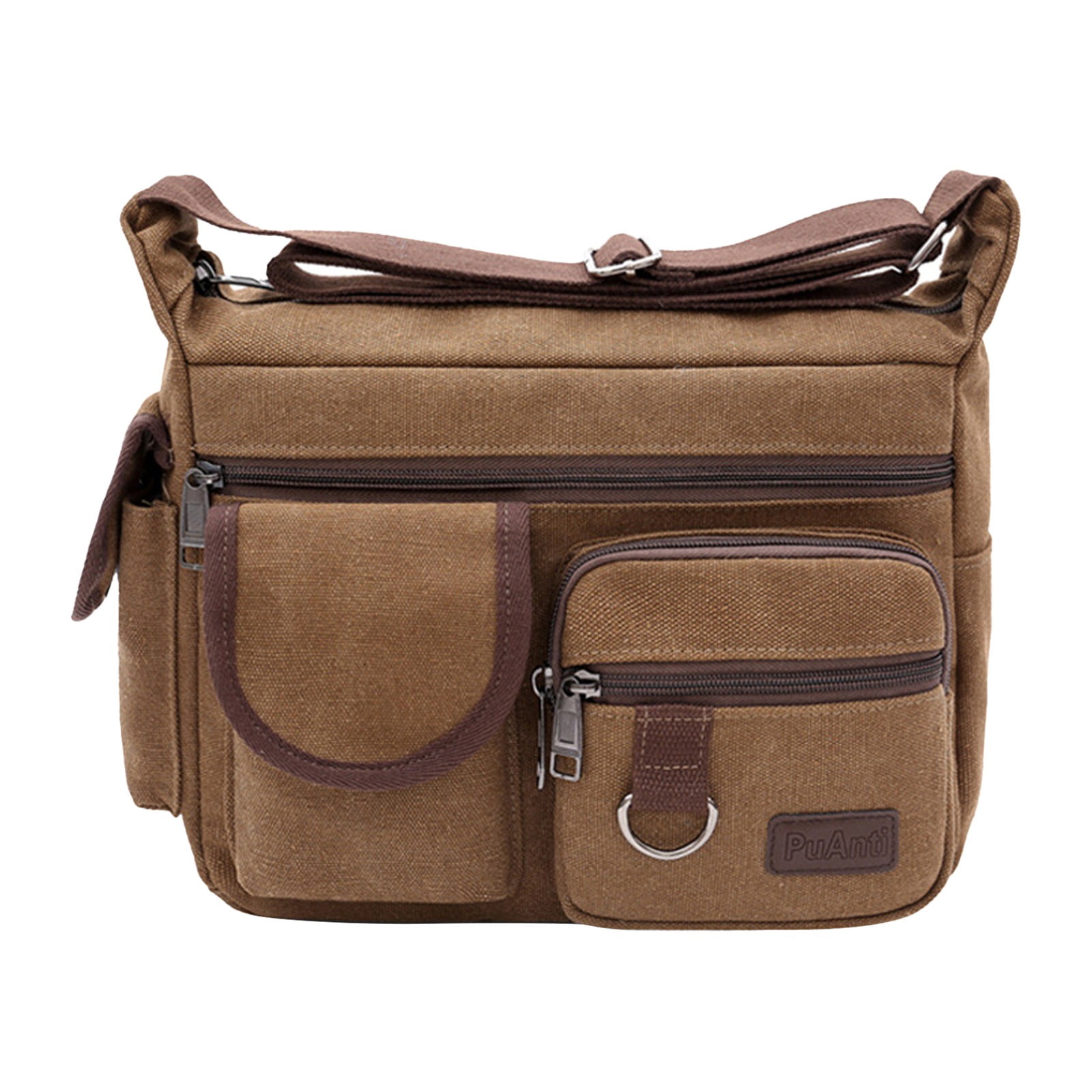 Large Canvas Tote Bag for Women with Zipper and Compartments Crossbody ...