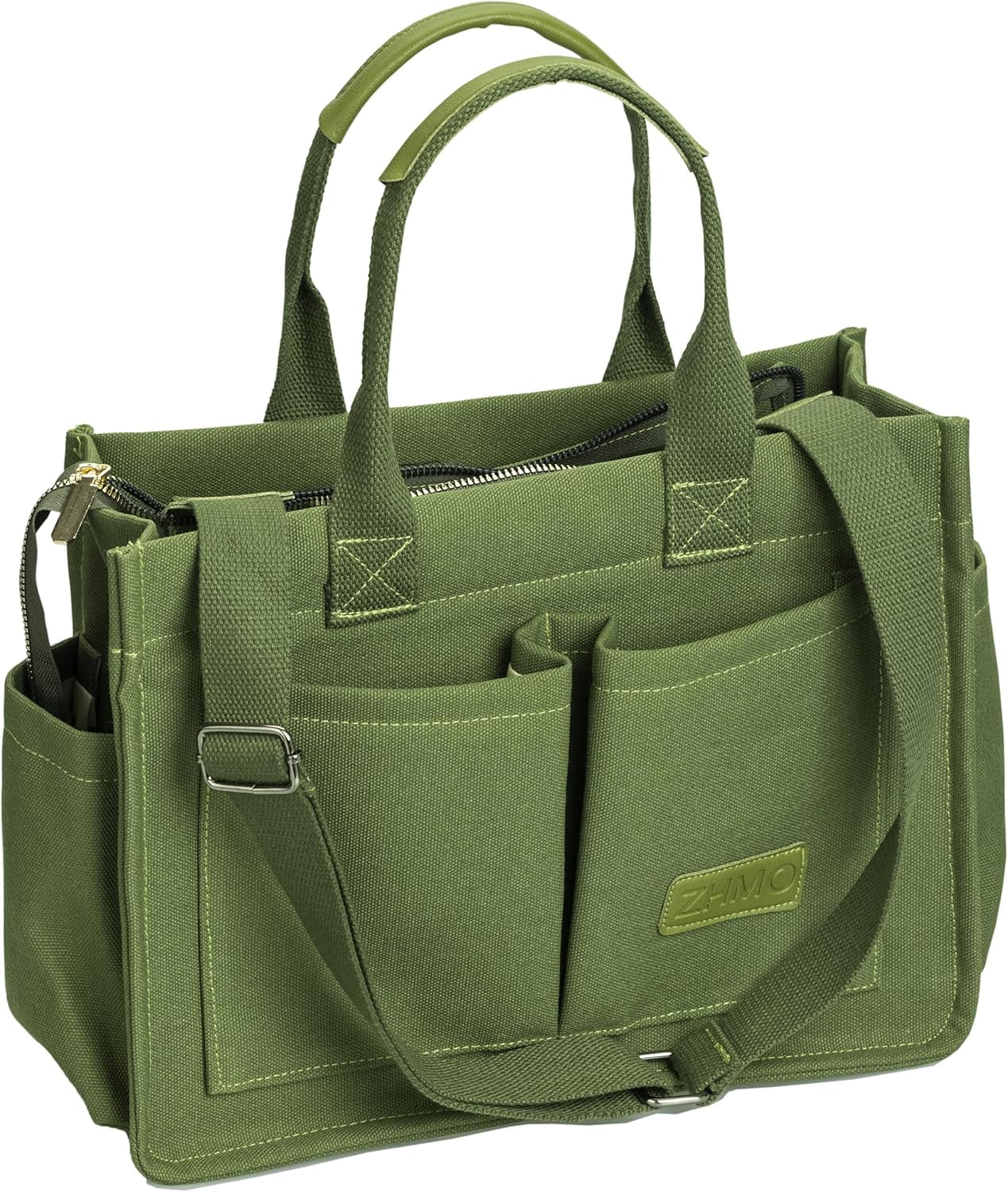 Large Canvas Tote Bag for Women With Pockets,Laptop Crossbody Purses ...