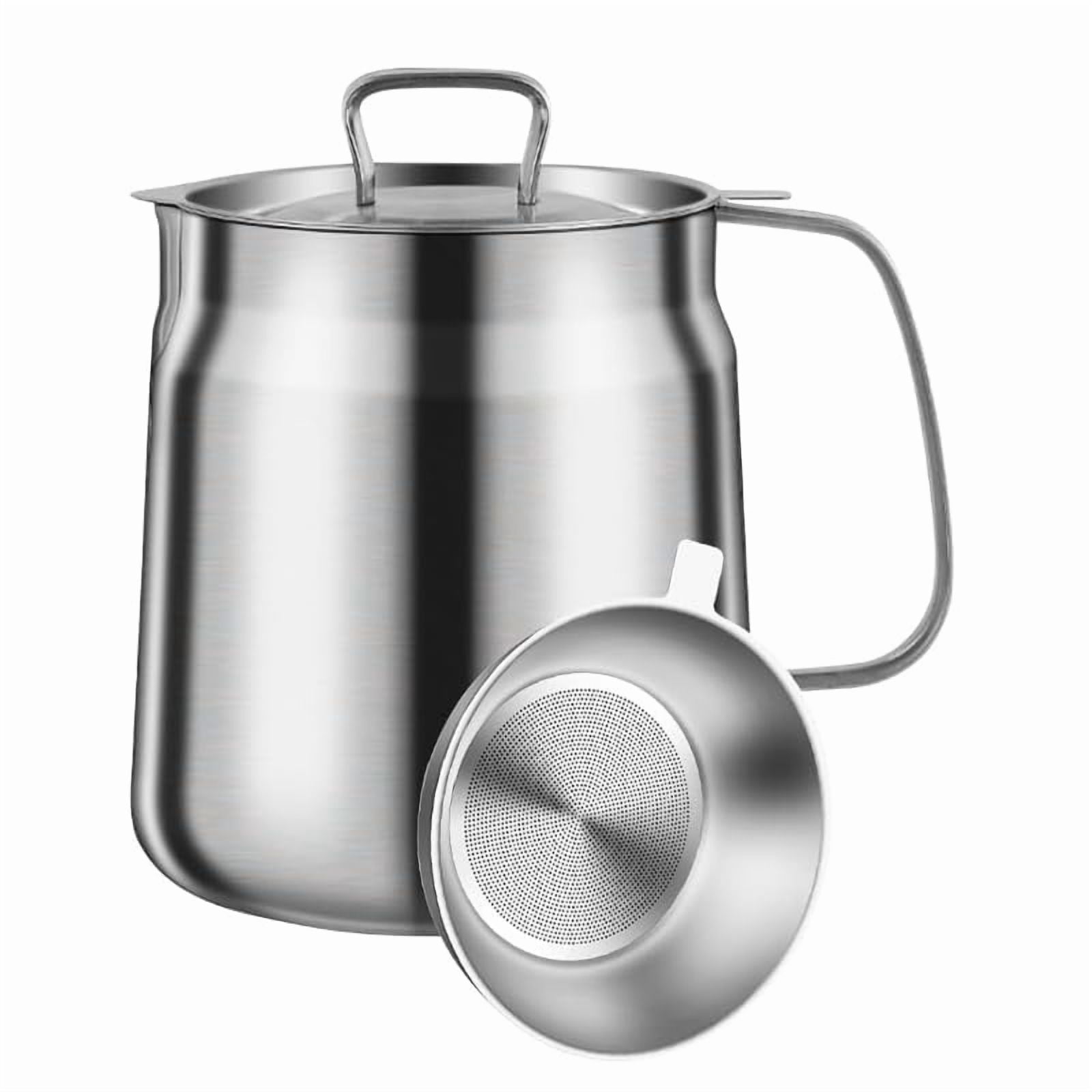 Large Capacity 304 Stainless Steel Multi-Purpose Oil Filter Container ...