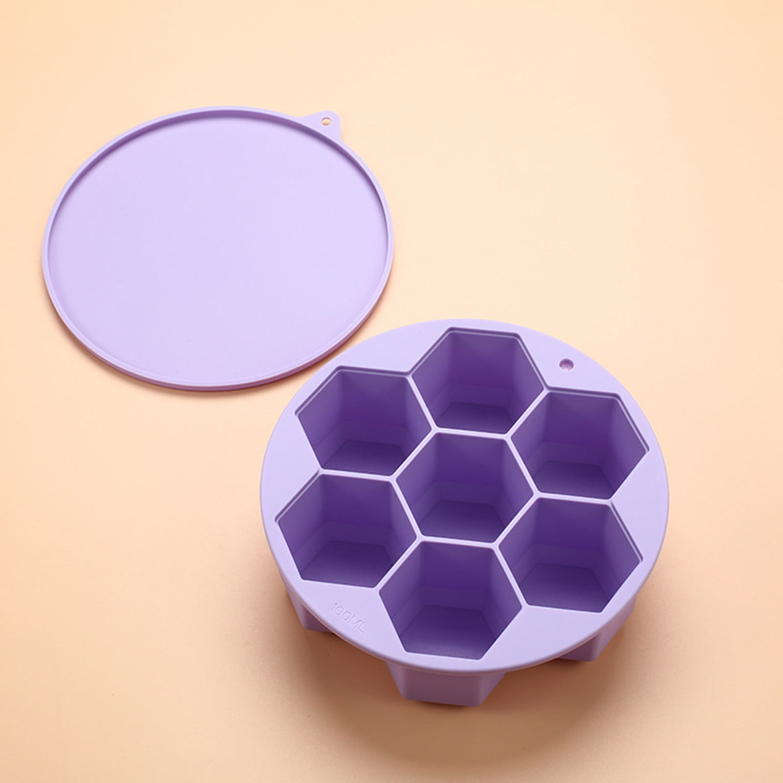 Clearance Ice Cube Mold under $6 Large Capacity 7 Cell Honeycomb Ice ...