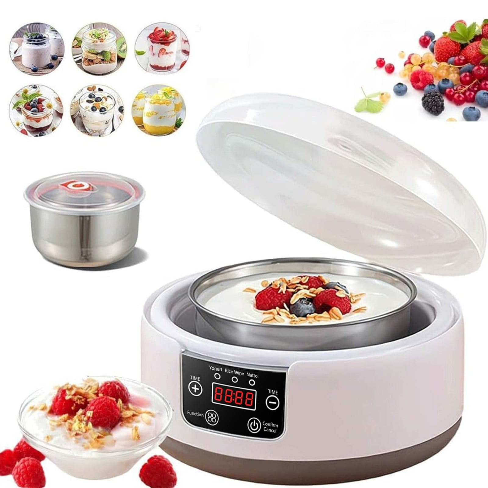 Large Capacity Adjustable Temperature Probiotic Yogurt Maker for ...