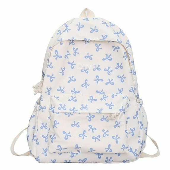 Large Capacity Backpack Student School Backpack Teen Lovely Bows ...