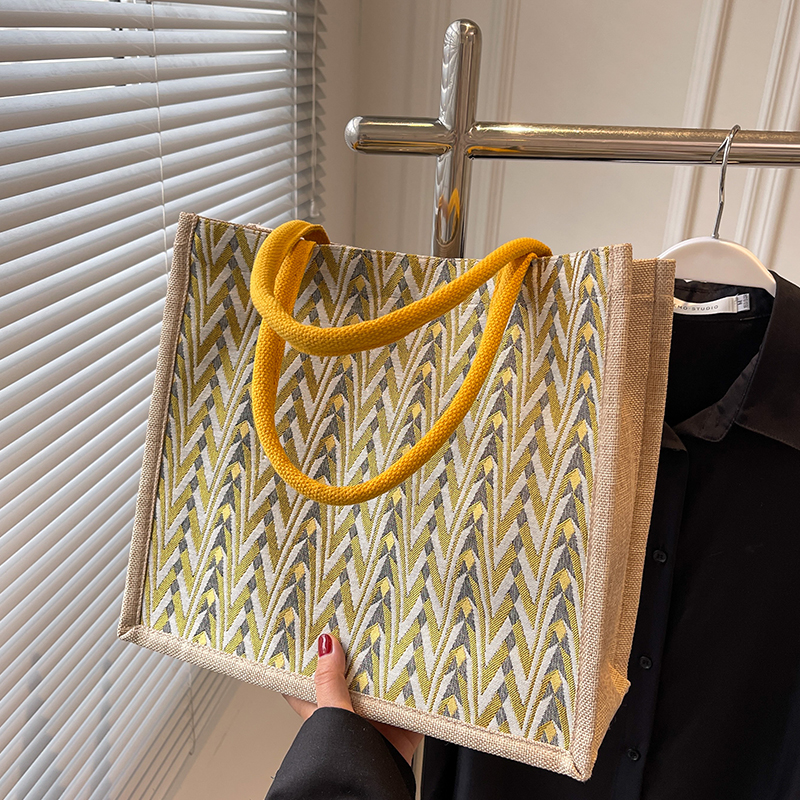 Large Capacity Bag Women‘s 2024 Canvas Handbag for Work Ins Fashion ...