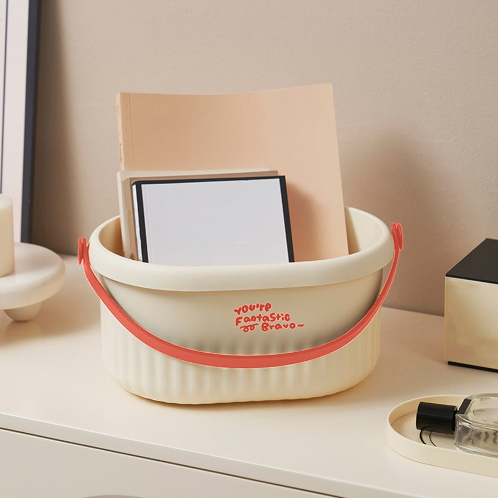 Large Capacity Bathroom Shower Basket Organizer | Handheld Storage Tote ...