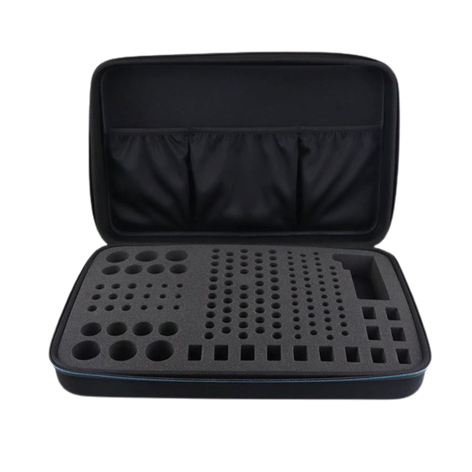 Large Capacity Battery Storage Case - Zipper Closure, Waterproof, Multi ...