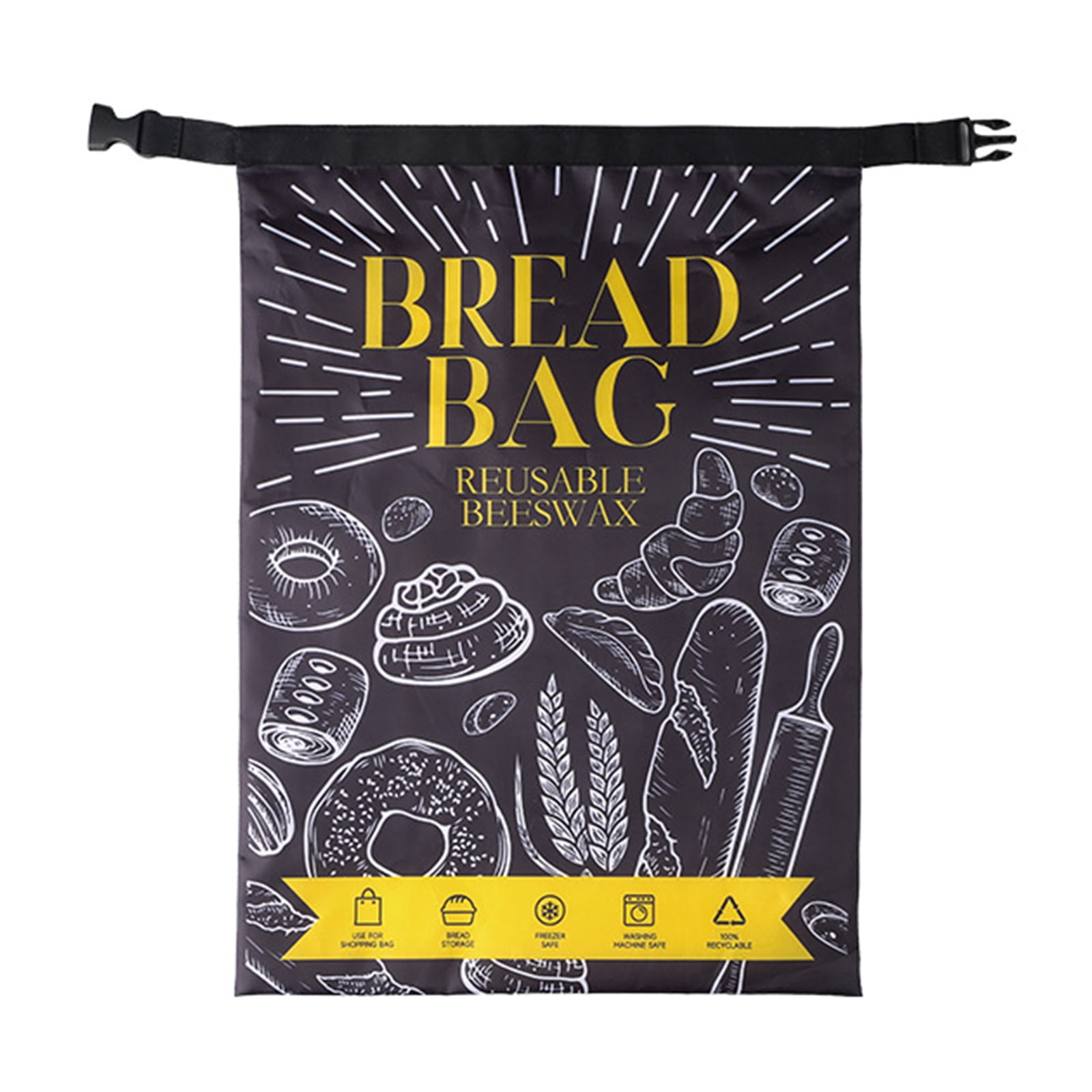 Large Capacity Beewax Bread Bag Reusable Grade Materials Fit Sourdough ...
