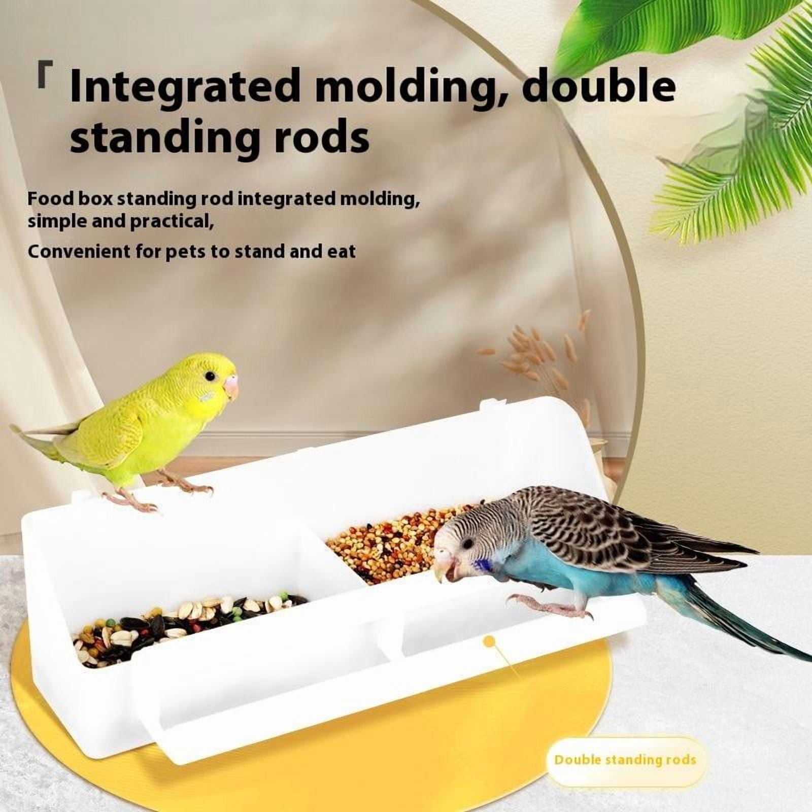 Large Capacity Bird Feeder Box Anti-Splash Bird Food Dispenser Durable ...