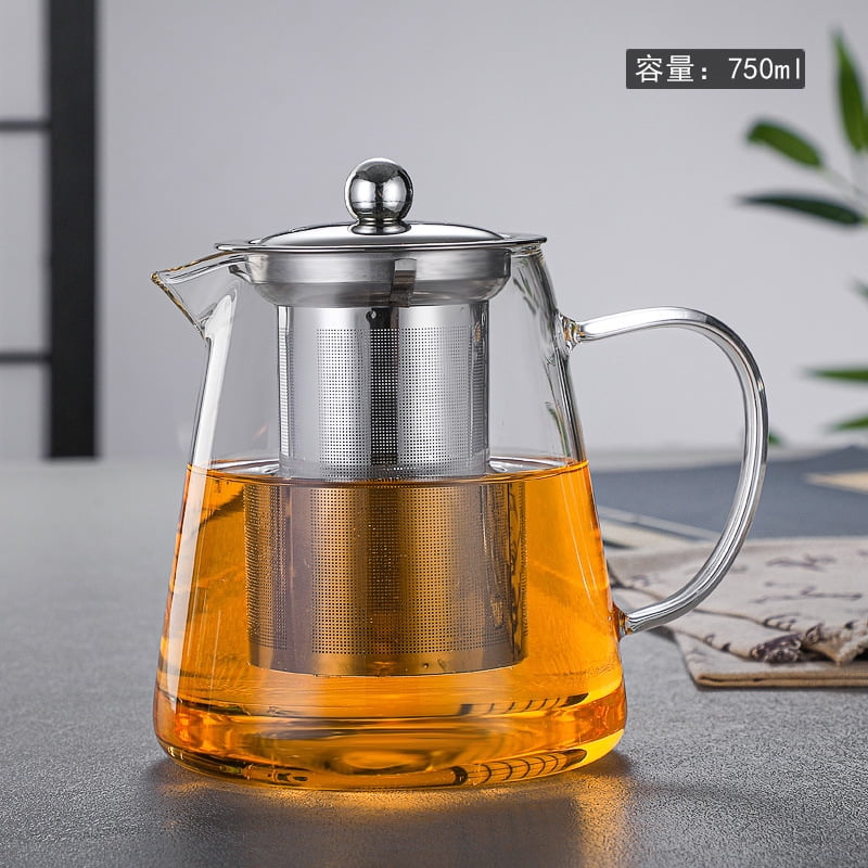 Large Capacity Borosilicate Teapot with Multiple Specifications ...
