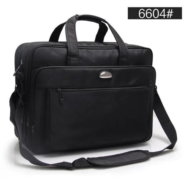 Large Capacity Business Men 17 Inches Briefcases Black Bags Men's ...