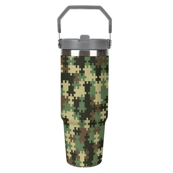 Large Capacity Car Cup 30oz Vacuum Insulation Double Layer Anti-Ironing ...