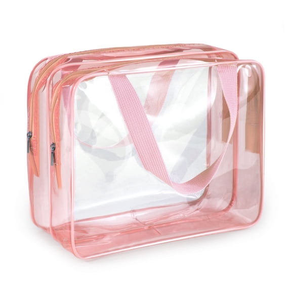 Large Capacity Clear Travel Toiletry Cosmetic Bag Multifunctional ...