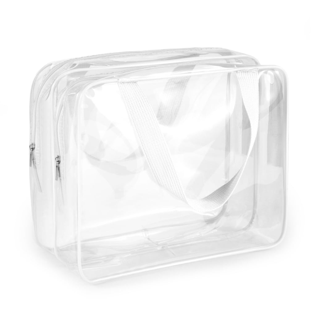 Large Capacity Clear Travel Toiletry Cosmetic Bag Multifunctional ...