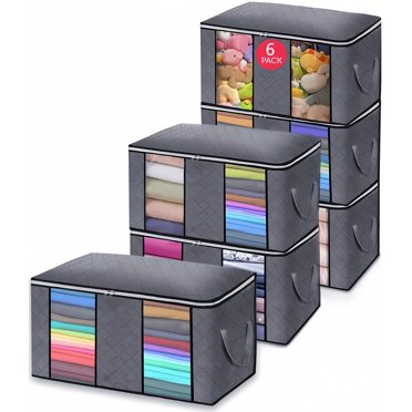 Floleo Clothes Quilt Storage Bag Large Capacity Organizer With ...