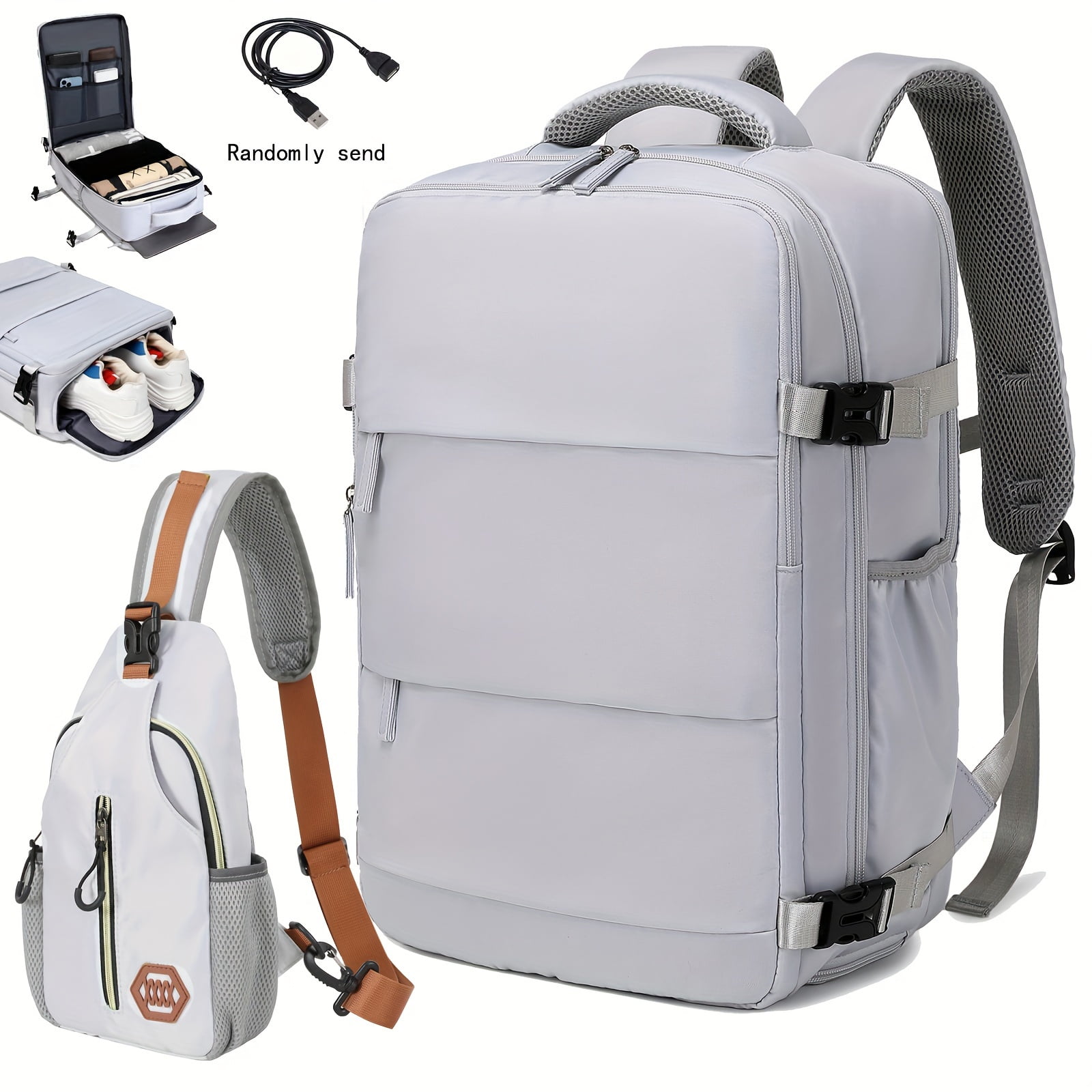 Large Capacity Computer Backpack, Dacron Durable Lightweight School ...