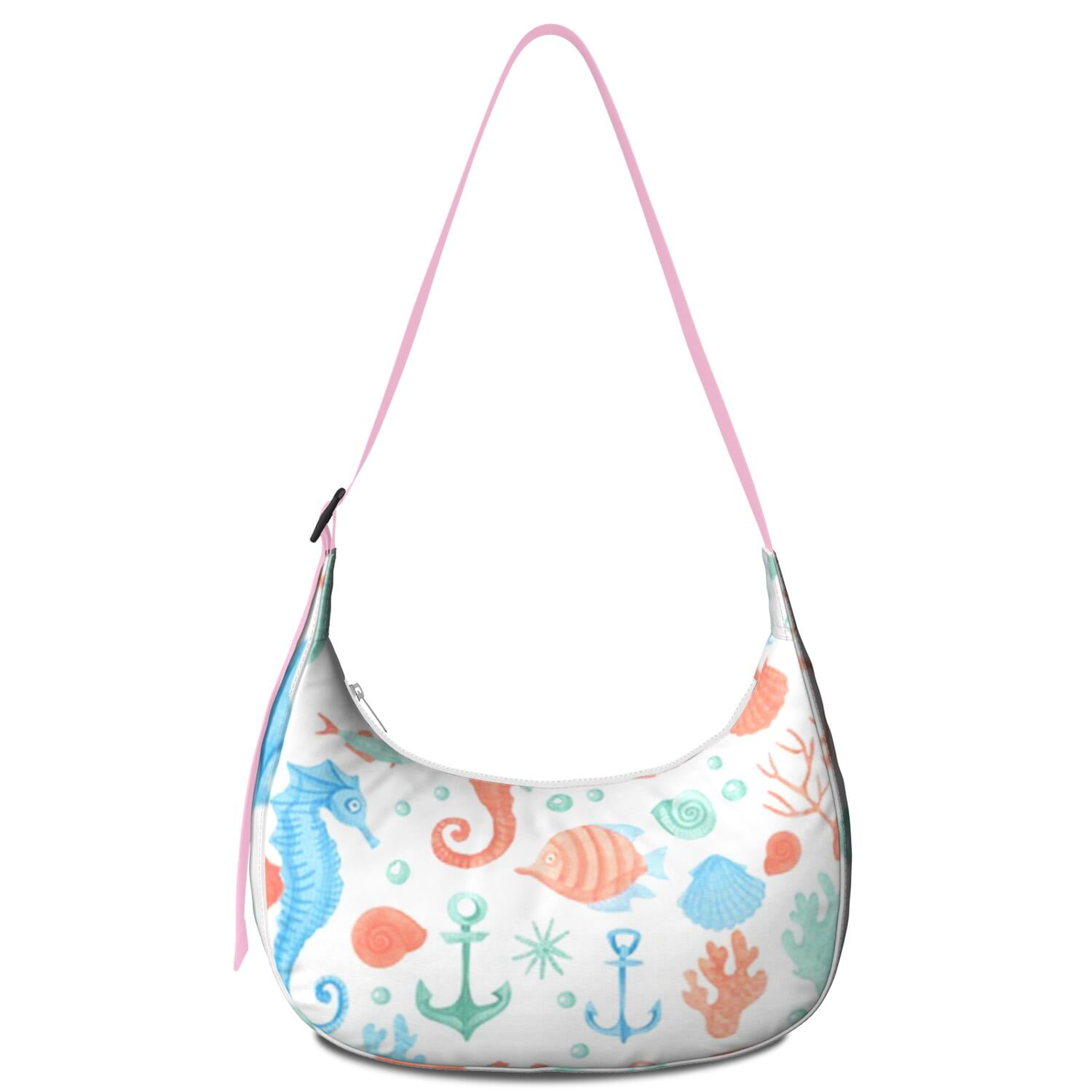 Large Capacity Crossbody Bag – Water-Resistant Nylon with Vintage ...