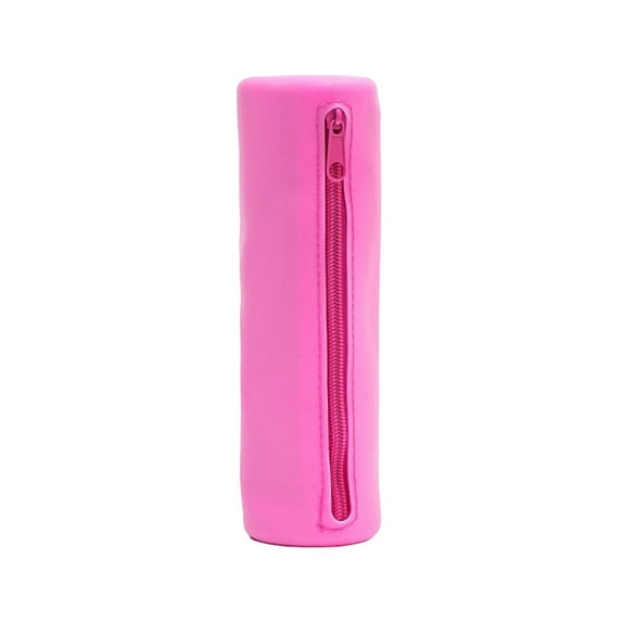 Large Capacity Cylindrical Pen Bag Waterproof Silicone Pencil Case ...