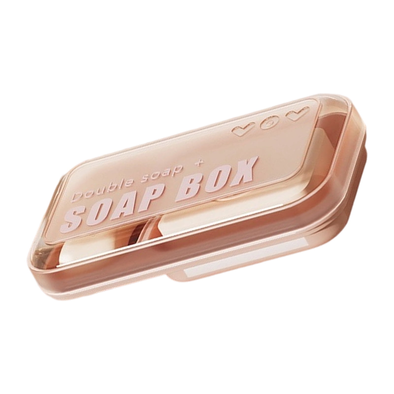 Large Capacity Double Compartment Soap Container Box Tray With Drainage ...