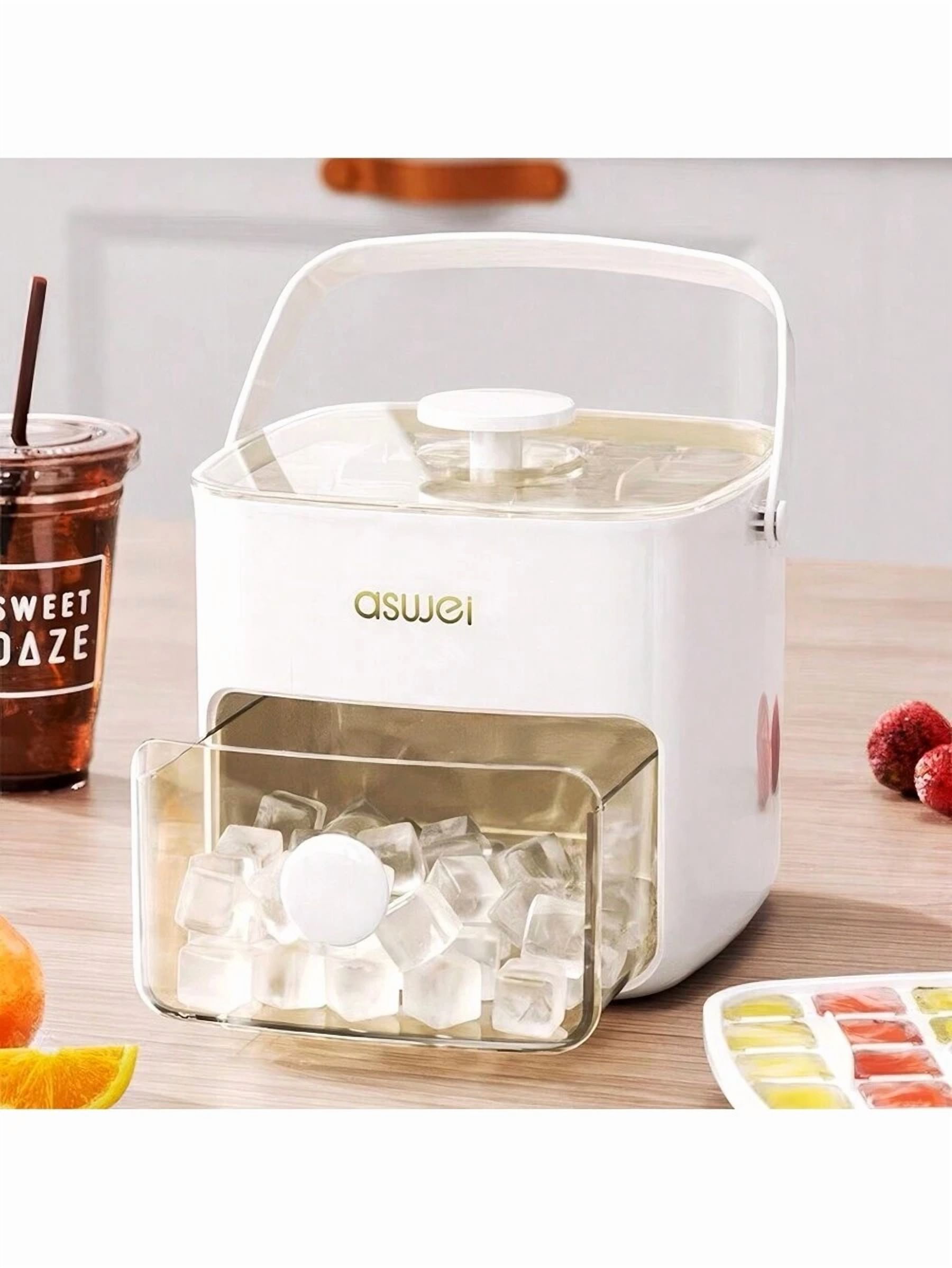 Large Capacity Dual Layer Ice Cube Tray with 48 Grids - Easy Press Out ...