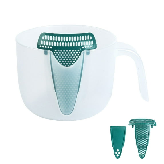 Large Capacity Egg Beater and Mixing Bowl Set with Measurement Marks ...