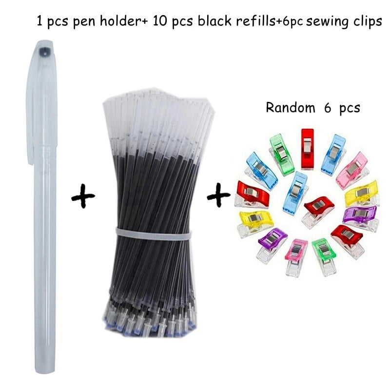 Large Capacity Fabric Markers Pencil Fade Out for Drawing Lines ...