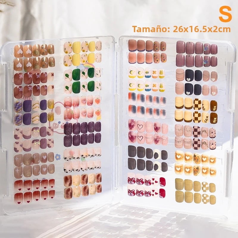 Large Capacity False Nail Storage Box, Simple Organizer for Nail Art ...