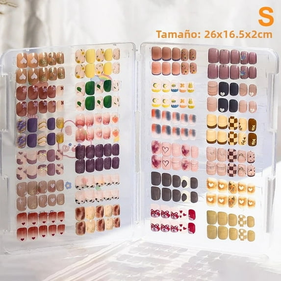 Large Capacity False Nail Storage Box, Simple Organizer for Nail Art ...