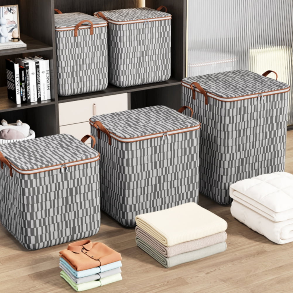 Large Capacity Folding Clothes Storage Bag, Portable Foldable Closet ...