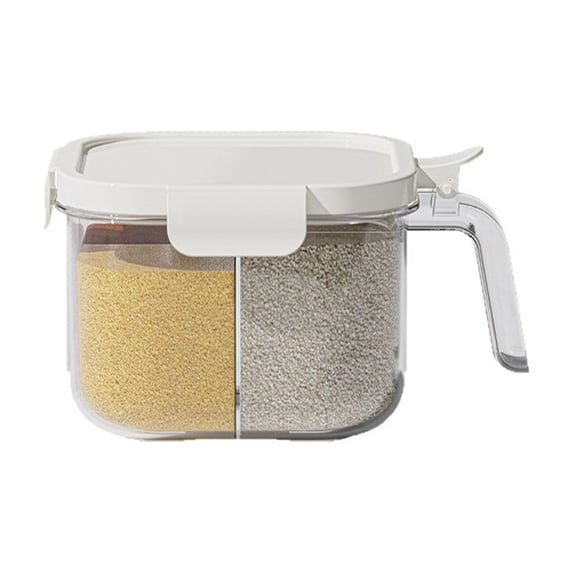 Large Capacity Four-Compartment Kitchen Storage Container for and ...