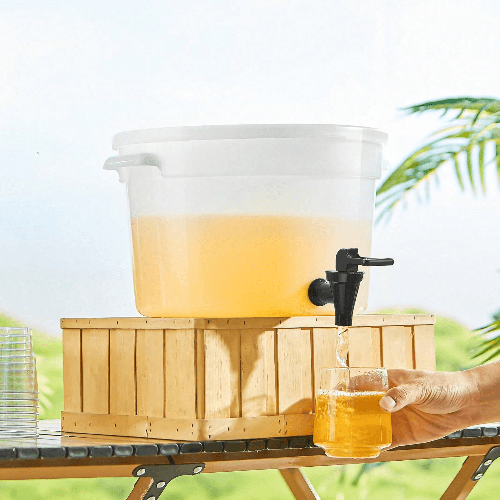 Large Capacity Glass Or Plastic Beverage Dispenser 1 Gal To 5 Gal With ...