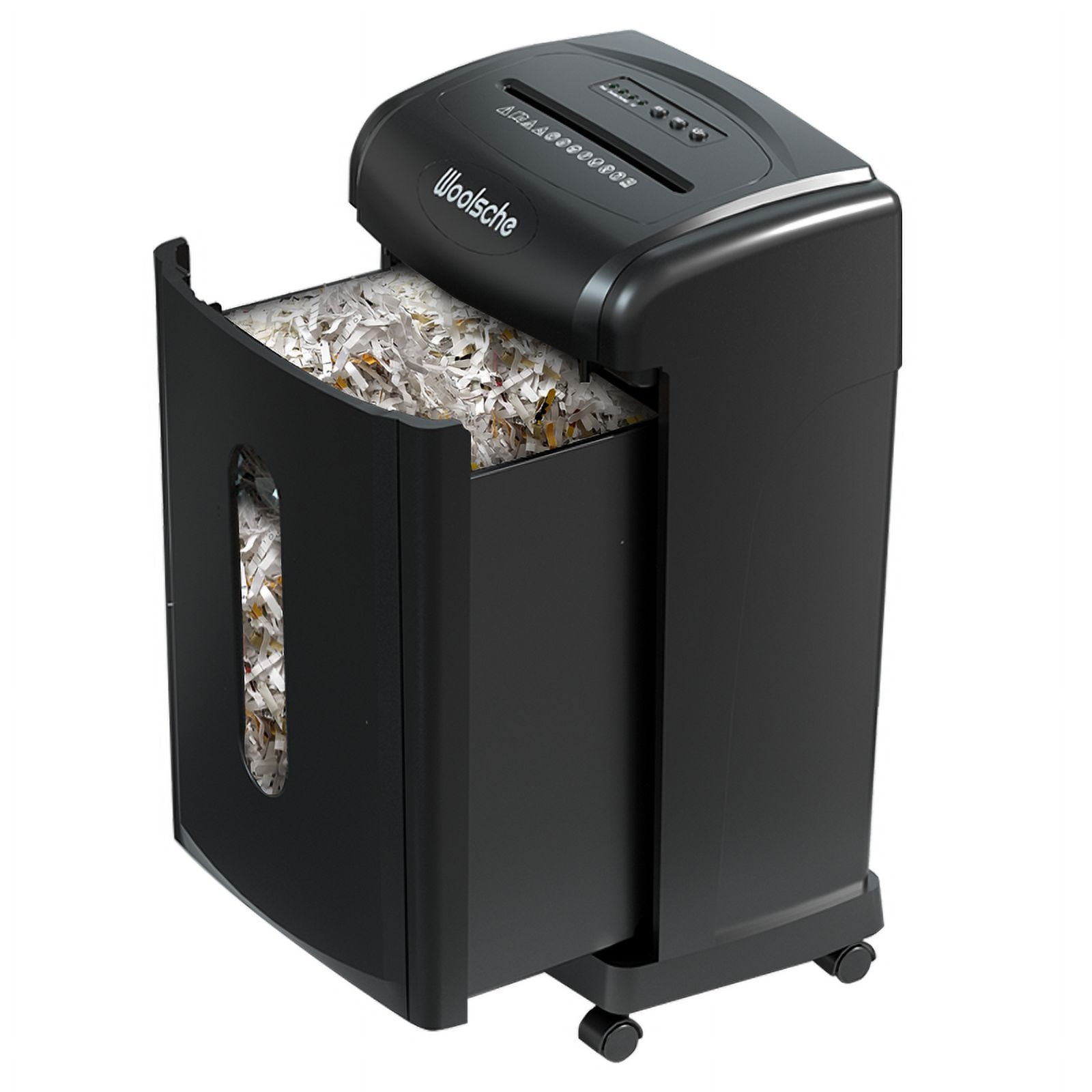 Large Capacity Heavy Duty Document Shredder 19-Sheet Cross-Cut Paper ...