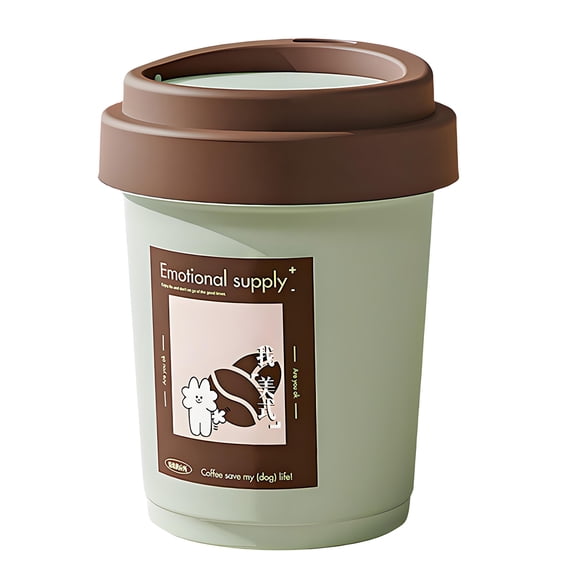 Large Capacity Household Garbage Can With Swing Lid And Inner Rings ...
