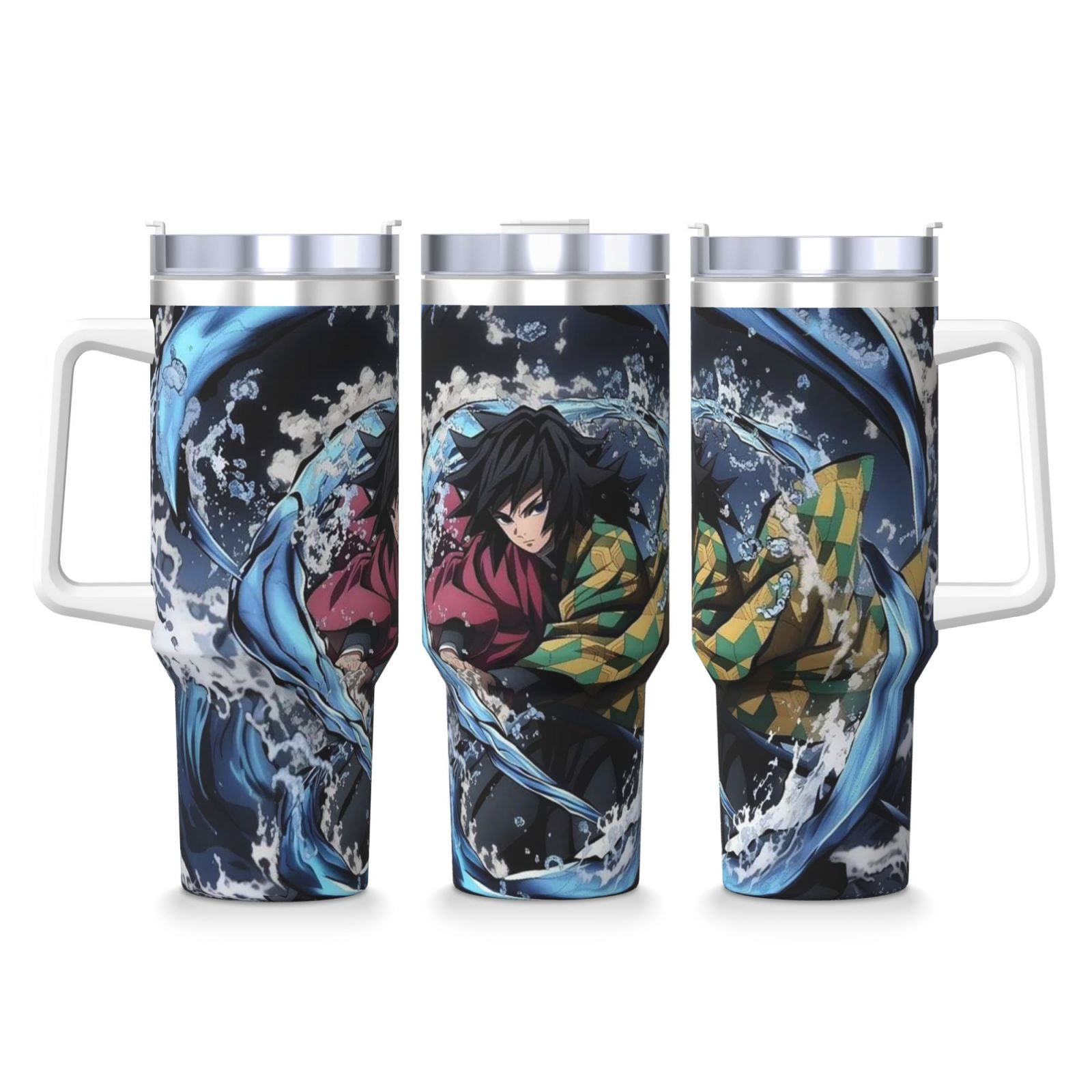 Large Capacity Ice Bully with Handle, Demon Slayer Tomioka Giyuu ...