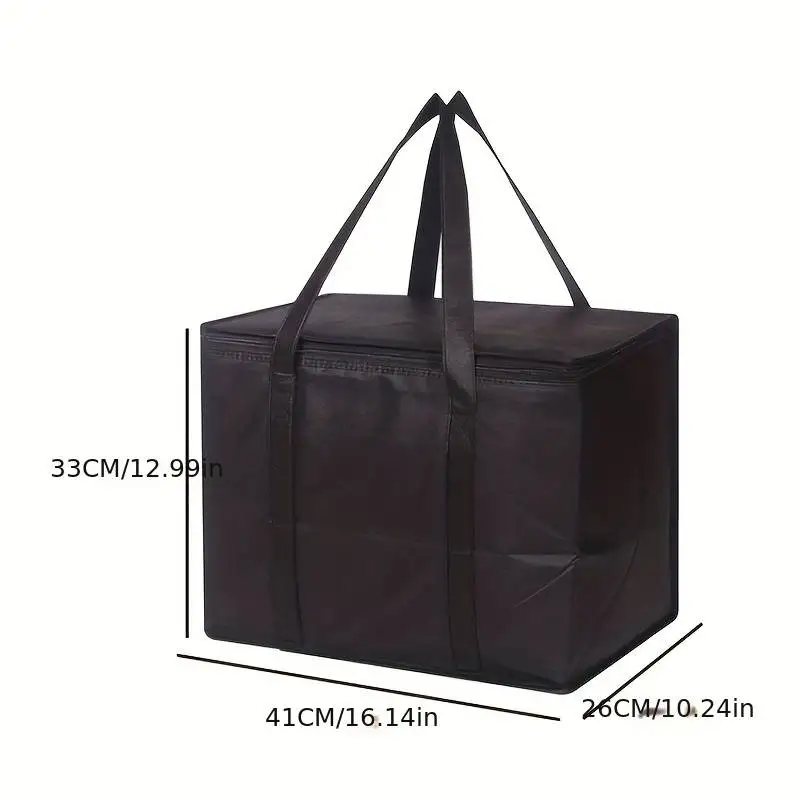 Large Capacity Insulated Grocery Bags Foldable Reusable Soft Cooler Bag ...