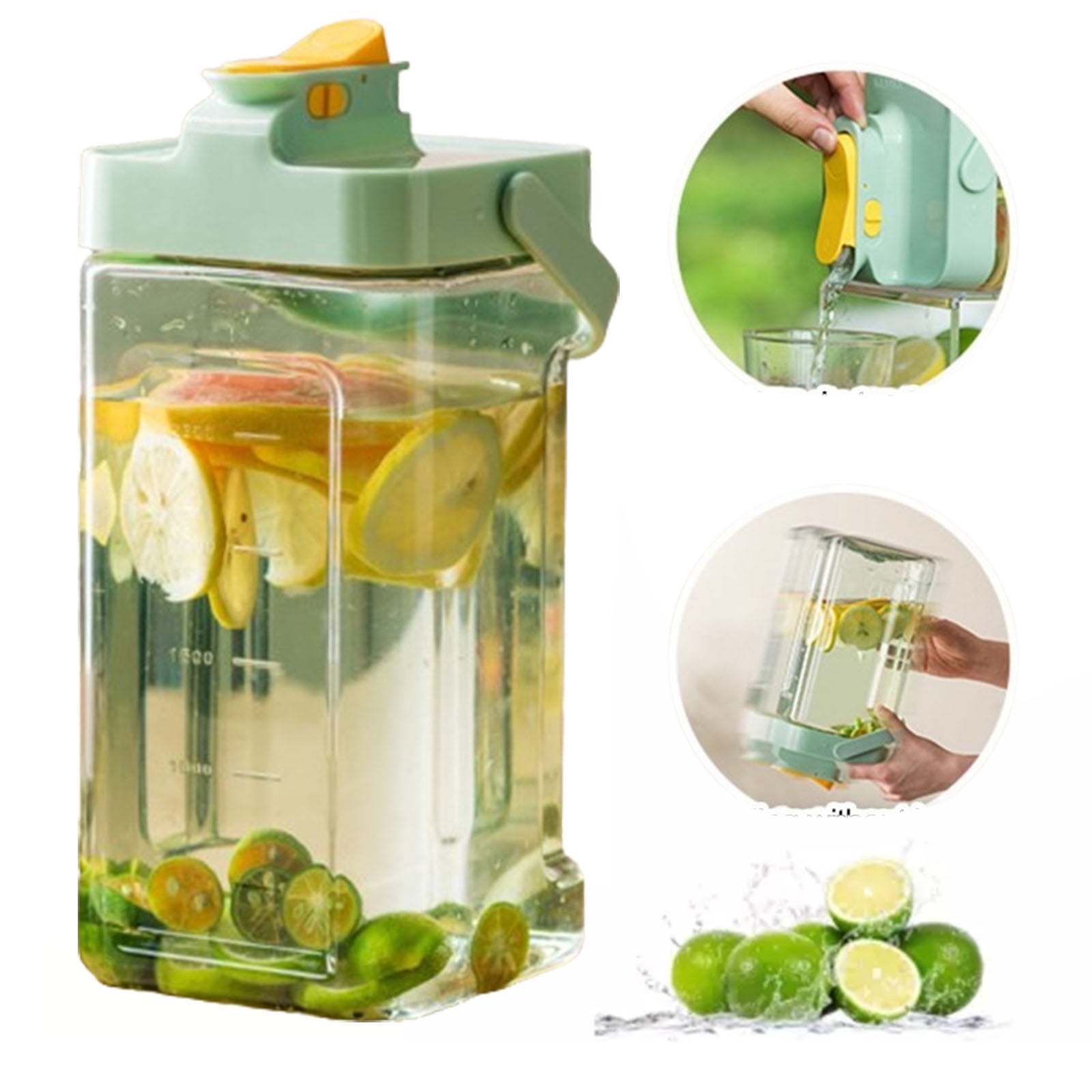 Large-Capacity Juice Drink Dispenser Cold Kettle, Portable Beverage ...