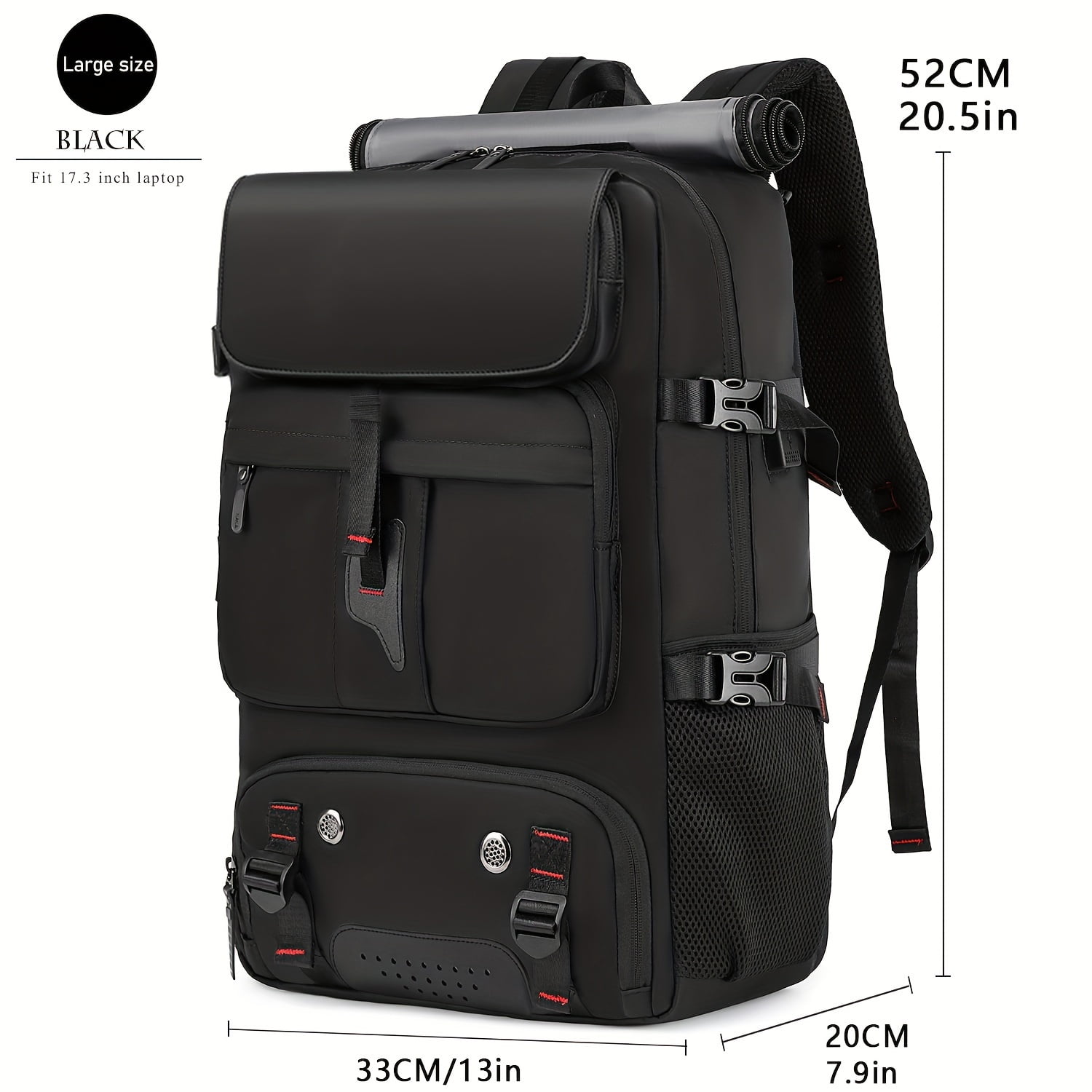 Large Capacity Laptop Backpack for Men & Women, 17 Inch Travel Backpack ...