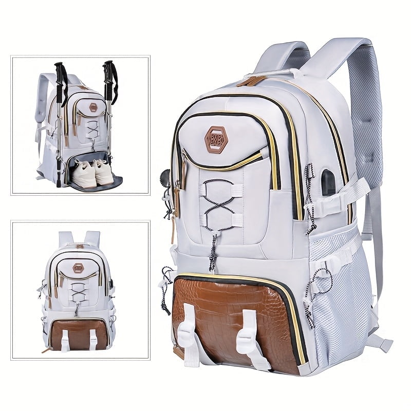 Large Capacity Lightweight Outdoor Travel Backpack with Shoe ...
