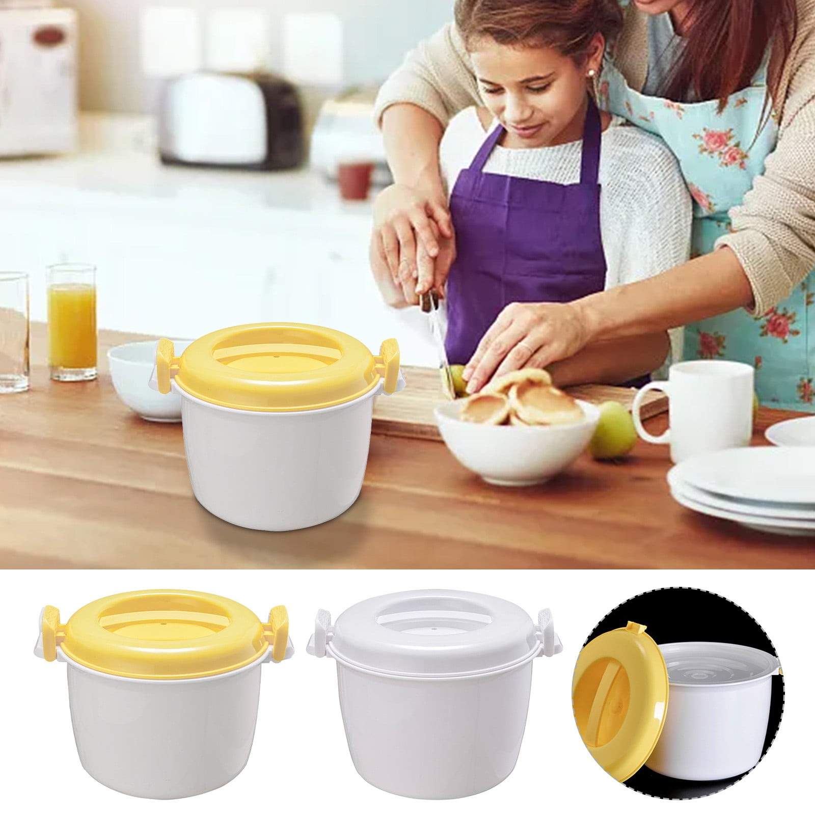 Large Capacity Microwave Steam Rice Cooker Bento Box, Food Plastic ...