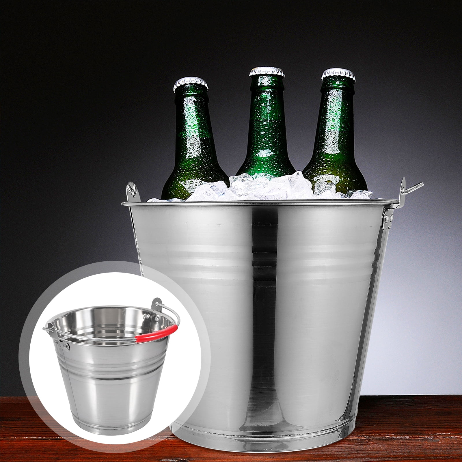 Large Capacity Milk Bucket Sturdy Water Storage Bucket Ice Cube ...